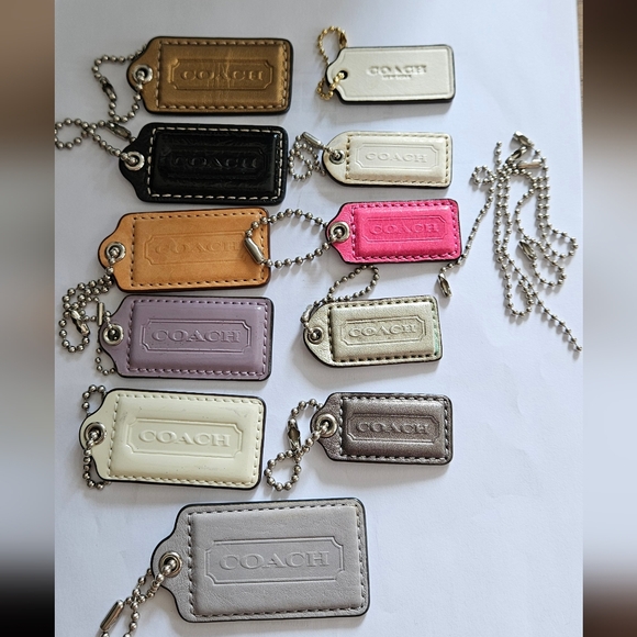 Coach | Bags | Coach Bundle Of 6 Replacement Hang Tag Charm | Poshmark